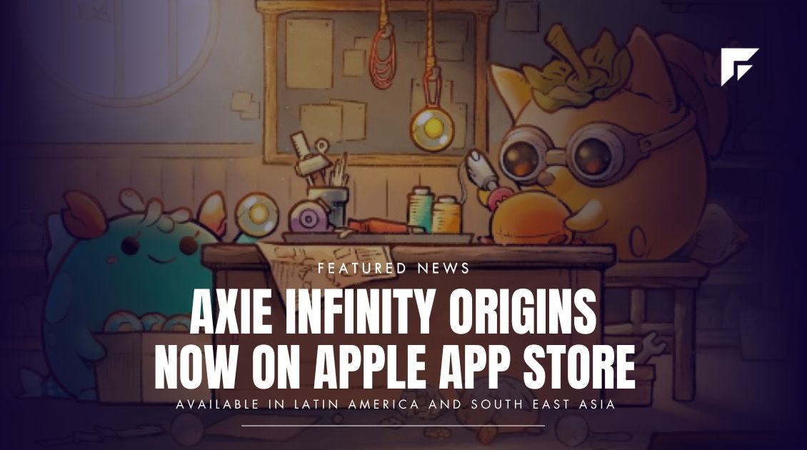 Web3 Game Axie Infinity: Origins Now on Apple App Store